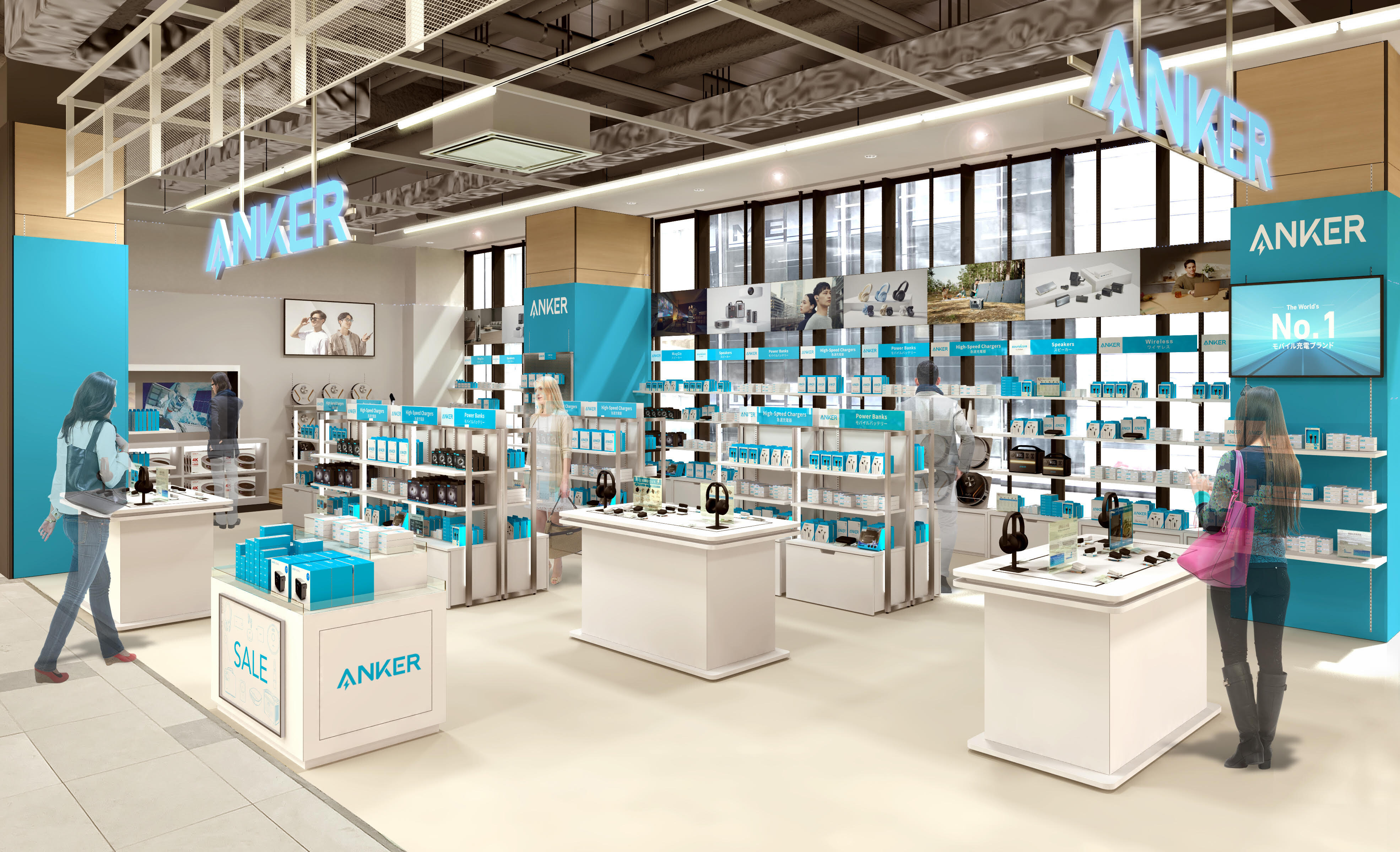 最大規模の店舗面積と品揃えの直営店「Anker Storeエディオン横浜西口」を12月15日にオープン | アンカー・ジャパン